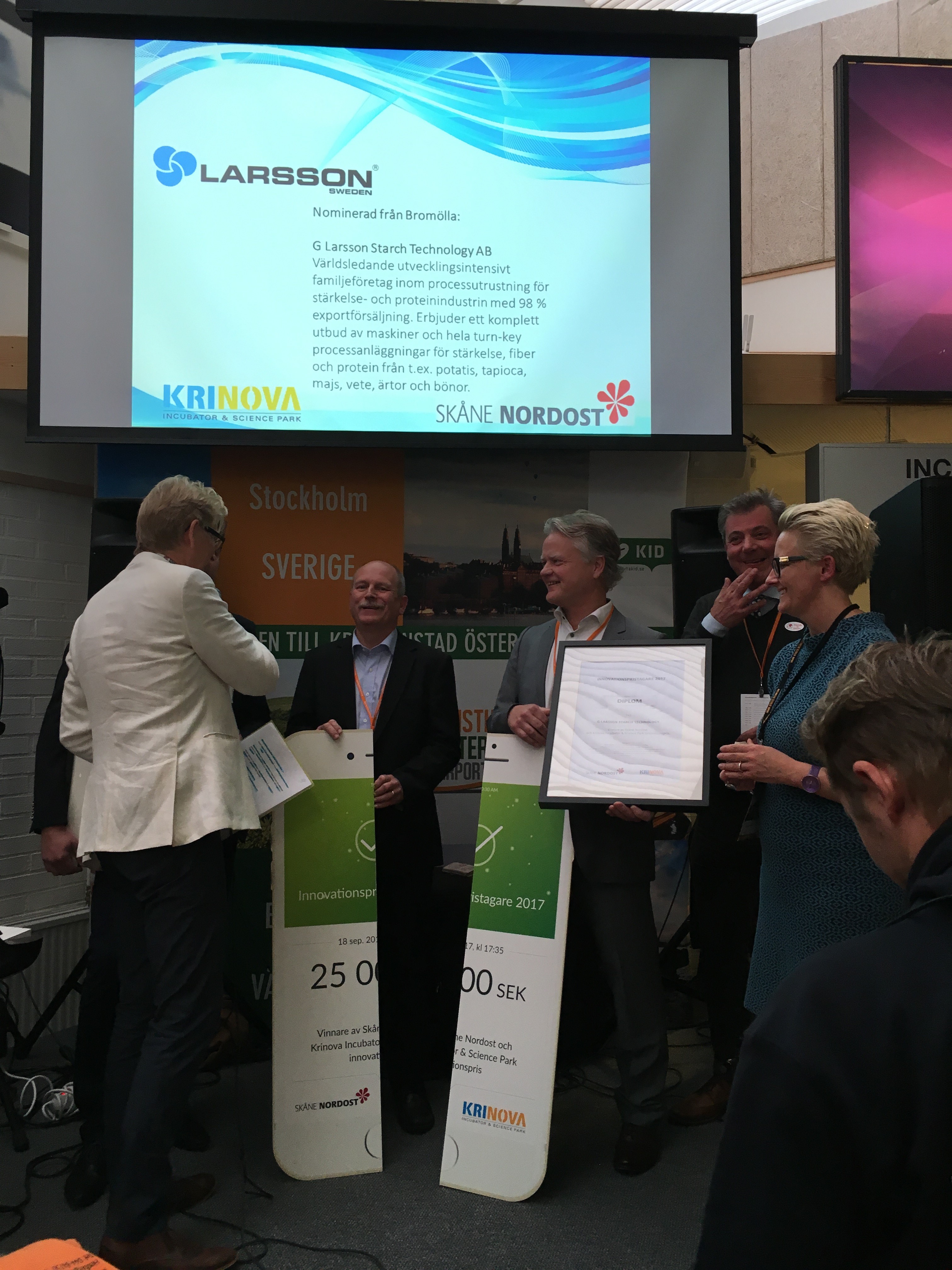 Larsson SwedenLARSSON awarded for Innovation! - Larsson Sweden